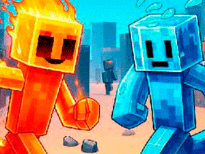 Fire and Water Stickman grać online